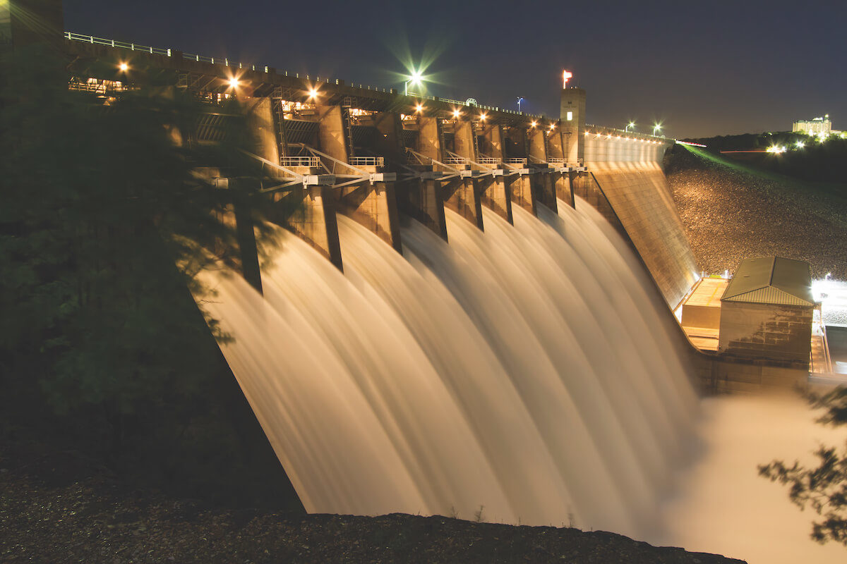Table-Rock-Lake-Dam - Jefferson Tours and Charters